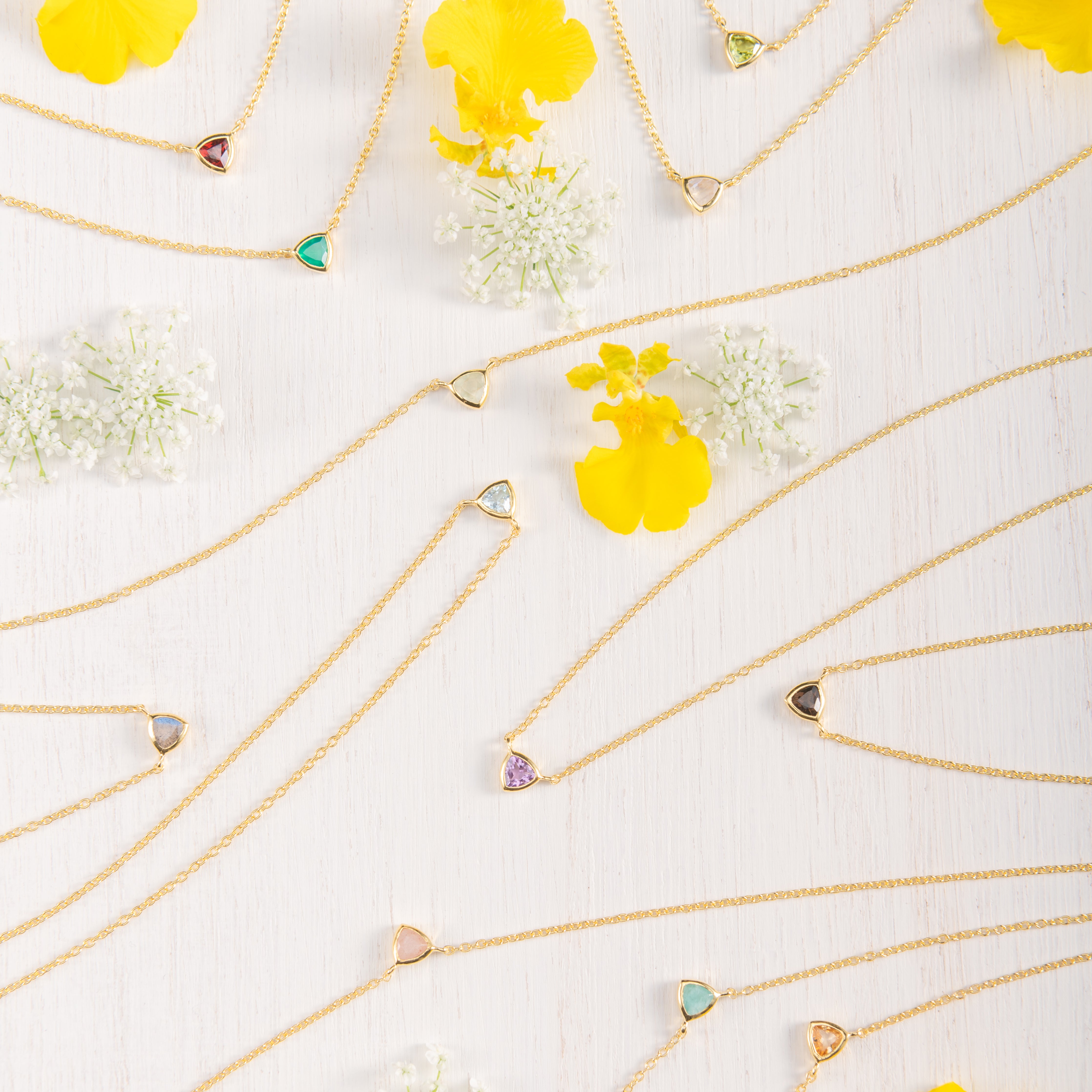 Trilliant shape Necklace